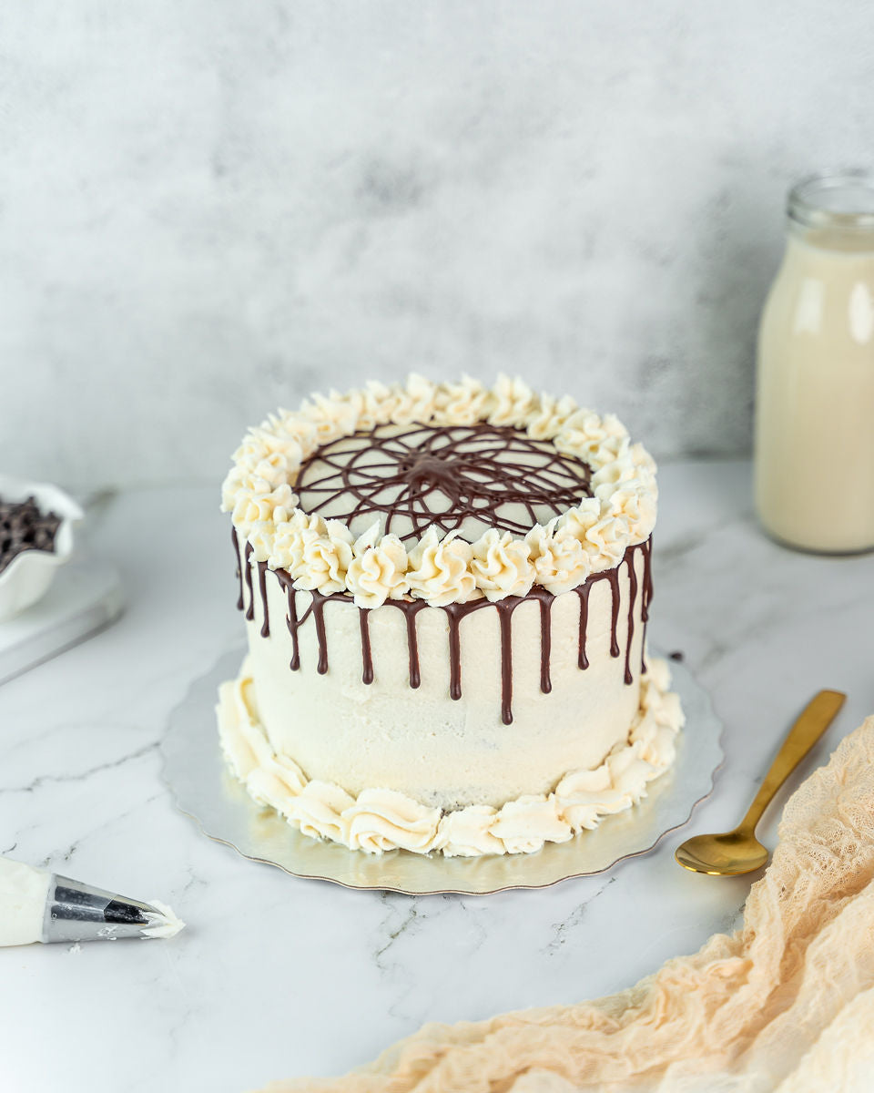 Chocolate Cake With Vanilla Buttercream – Konscious Kitchen