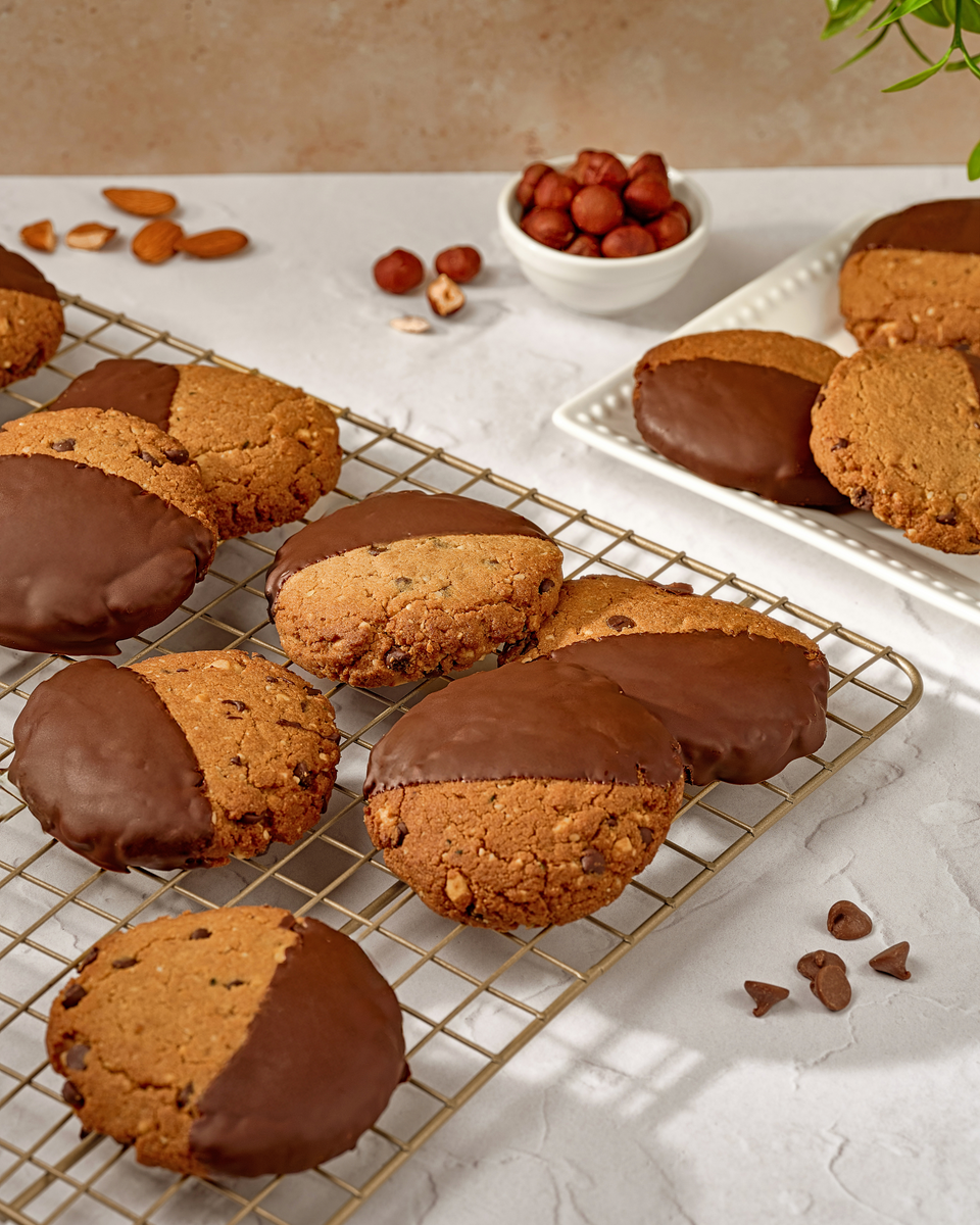 Hazelnut Protein Cookies – Konscious Kitchen
