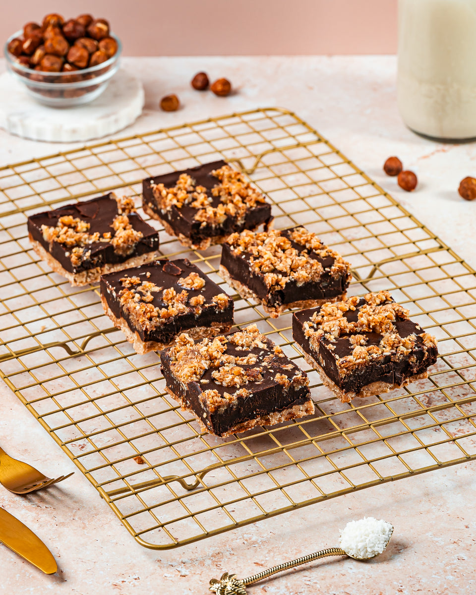 Paleo No’tella Fudge Bars – Konscious Kitchen