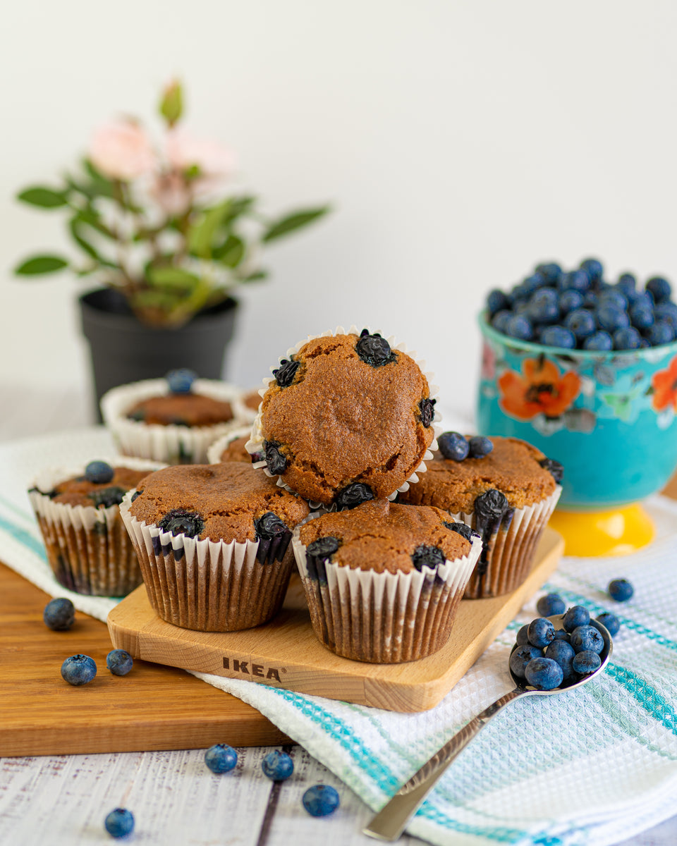 Protein Blueberry Muffins – Konscious Kitchen