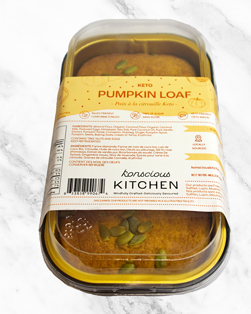 Keto Pumpkin Loaf – Konscious Kitchen
